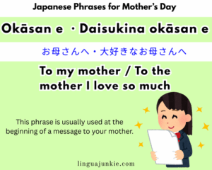 How to Say Happy Mother's Day in Japanese: 15+ Phrases