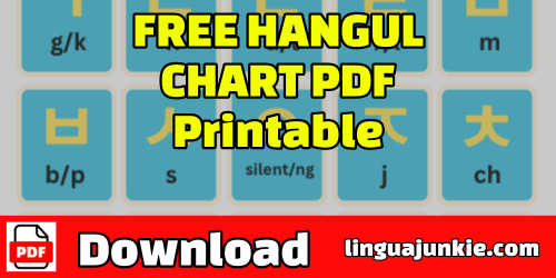 12+ FREE Korean PDF Lessons for beginners