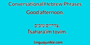 For Beginners: Top 30 Conversational Hebrew Phrases: Quick Lesson