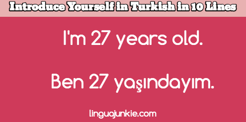 How to Introduce Yourself in Turkish in 10 Lines